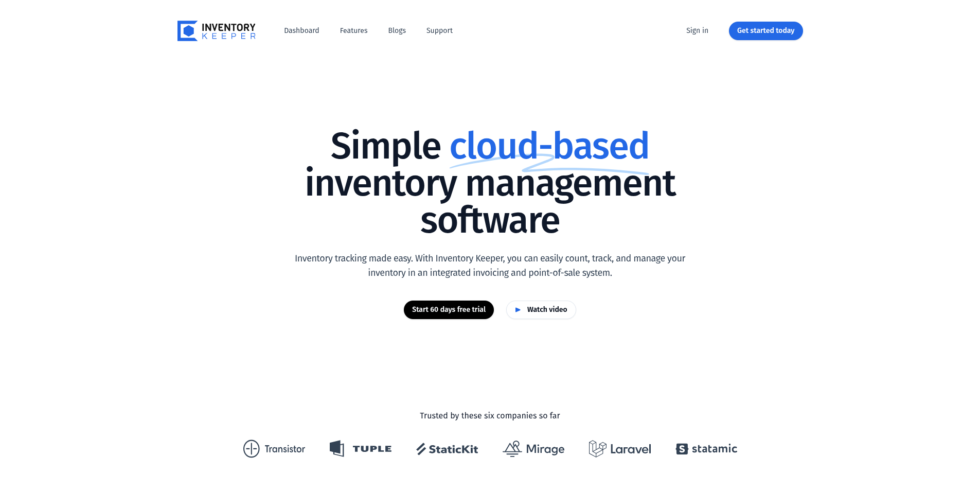 Inventory Keeper - Inventory Keeper